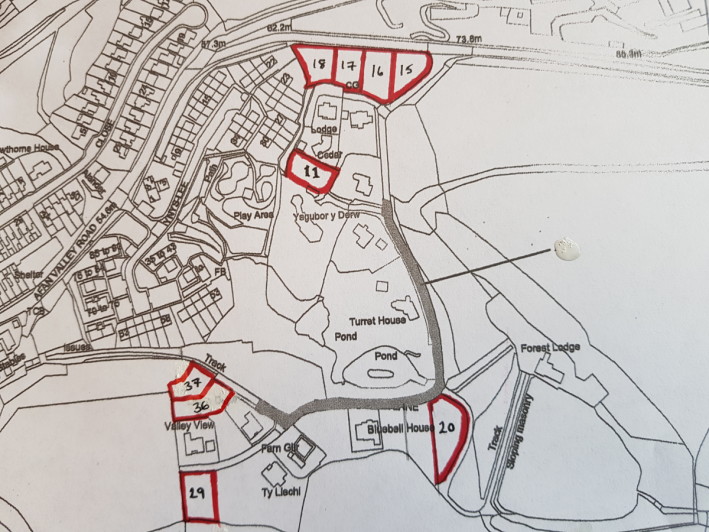 Forest Lodge Lane - Site Map | Only 12 building plots remain at Cwmafan ...